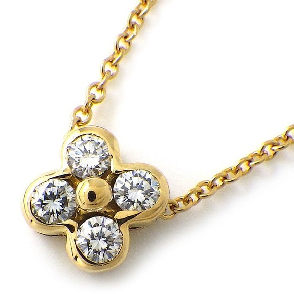Tiffany & Co. | Jewelry | Tiffany Lace Bezel Flower Diamond Necklace ...